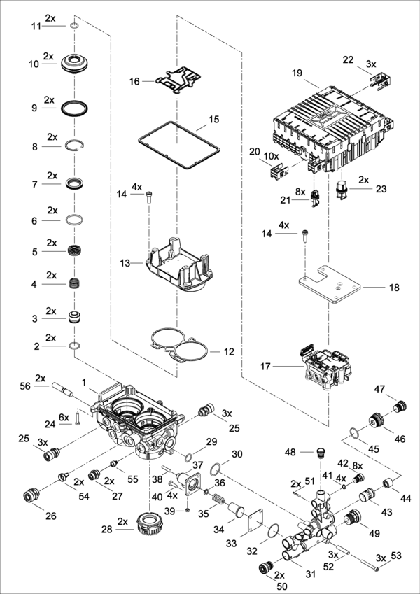 EBS-Treyler Modülatörü 24 Volt - WABCO Catalog
